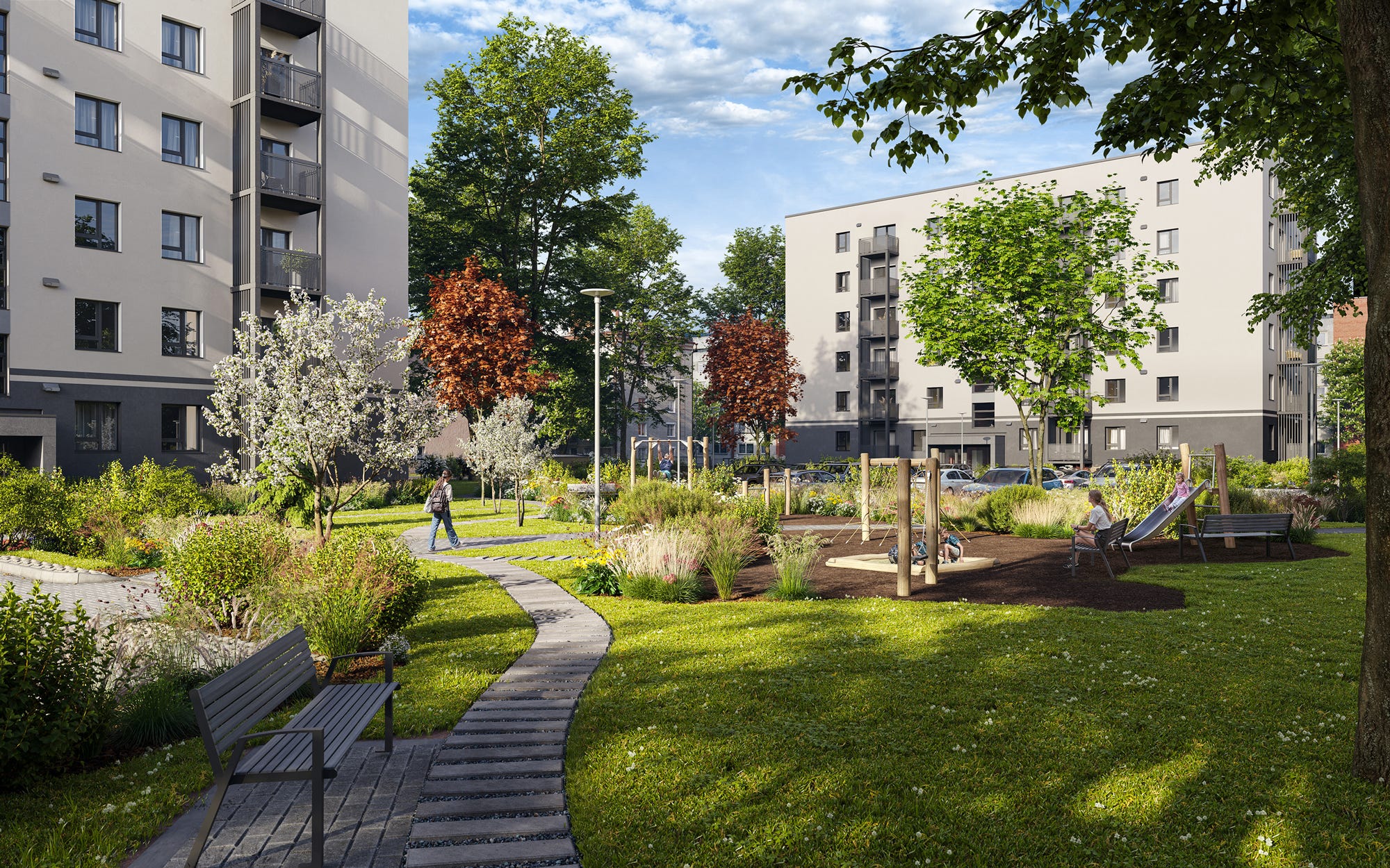 “Bonava Latvija” atzīmē pirmos spāru svētkus projektā “Šampētera ...