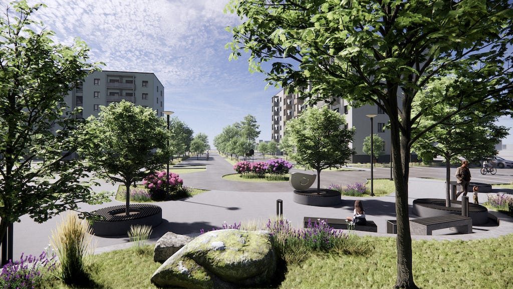 Jaunais projekts Dreiliņos "Valterciems" - Bonava - Bonava